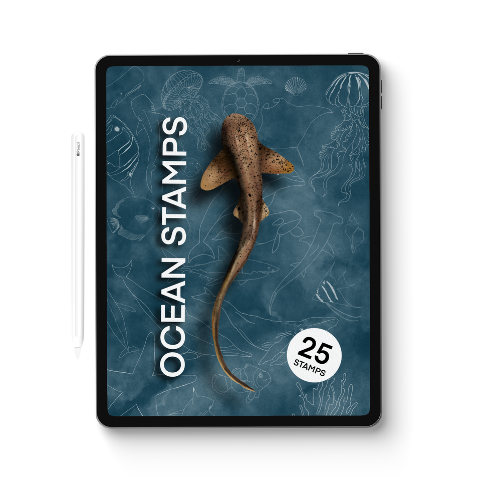 Ocean Stamps – Digital Art Junky