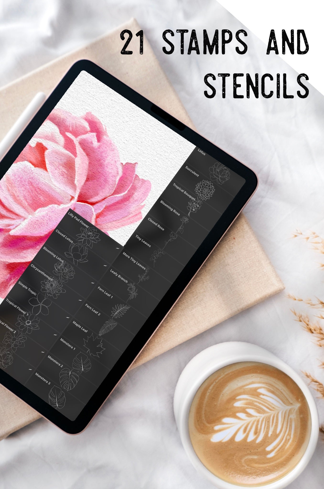 Plant Stamps – Digital Art Junky